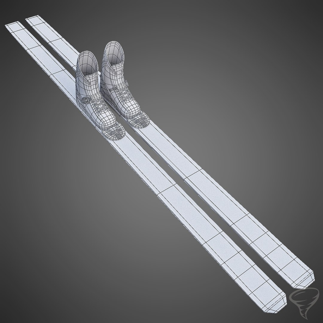 3d ski jumping model