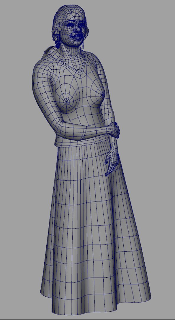 3ds Max Girl Woman Female