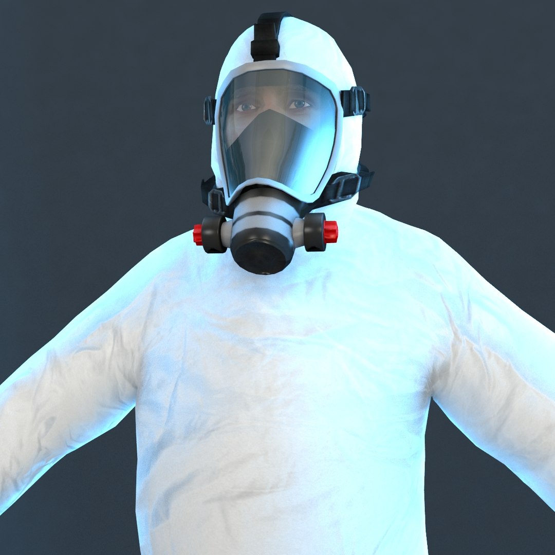 3D Model Hazmat Worker - TurboSquid 1411099