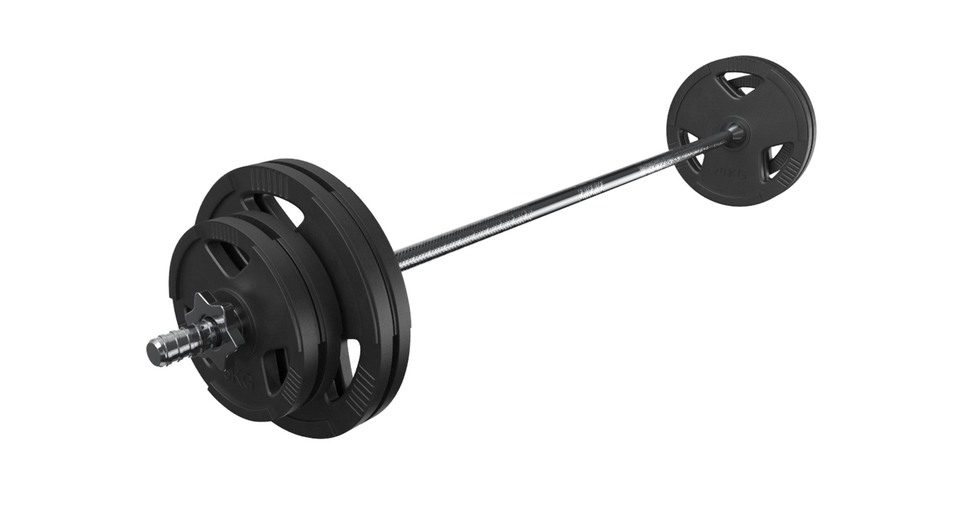 3D Barbell Bar - TurboSquid 1379158
