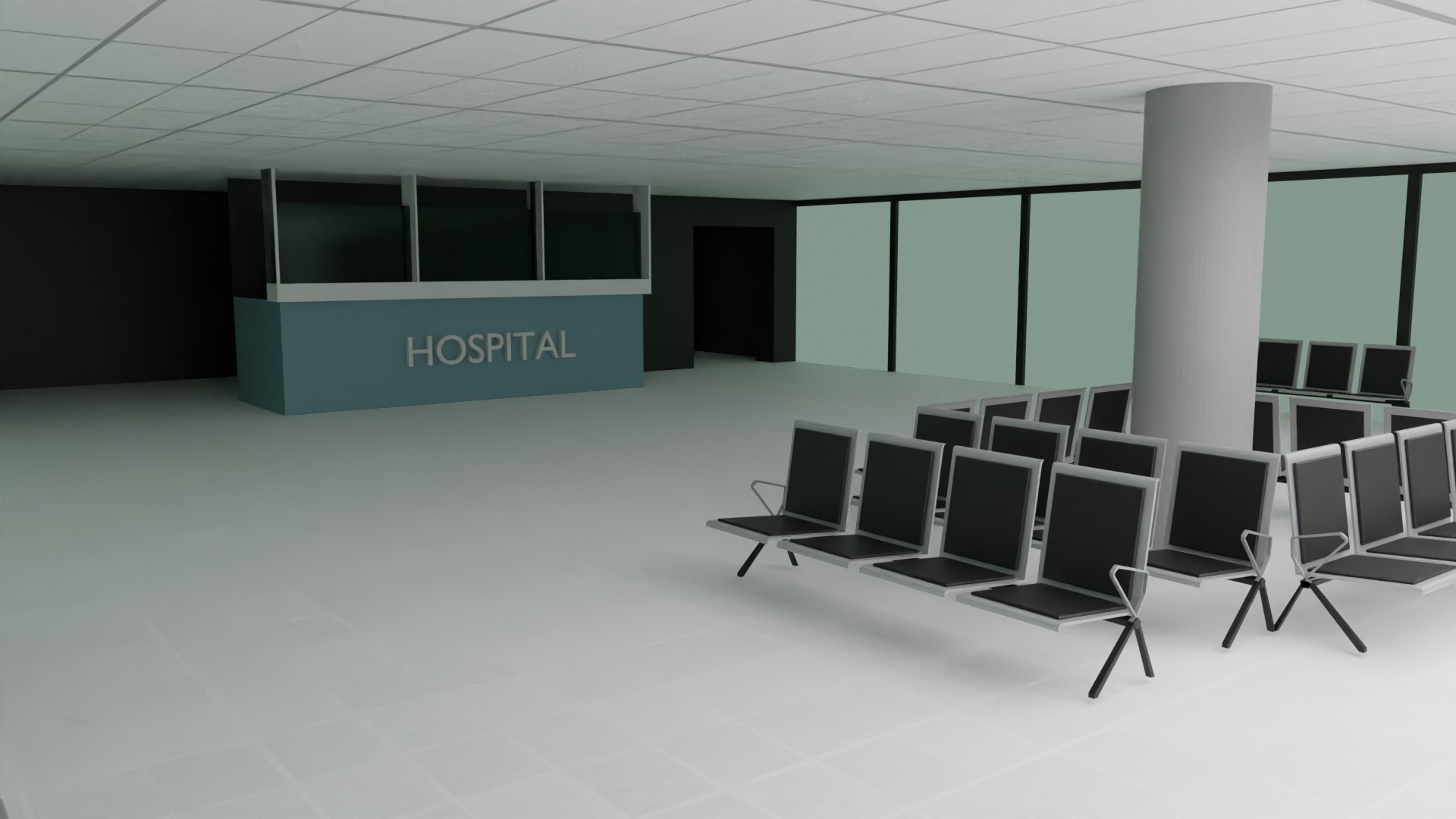 3D Model Hospital Interior - TurboSquid 1923959