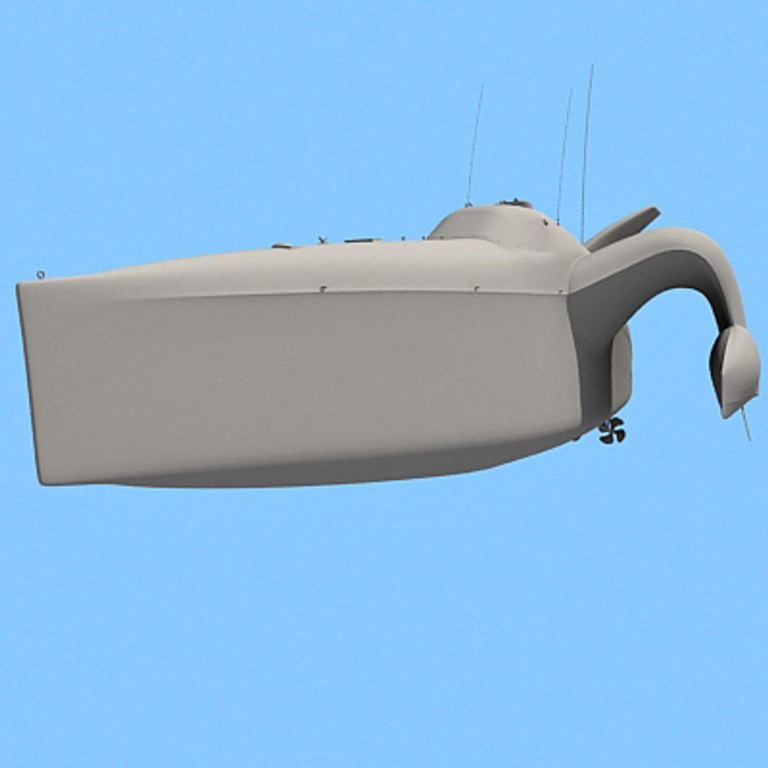 3d Earthrace Boat Submarine Model