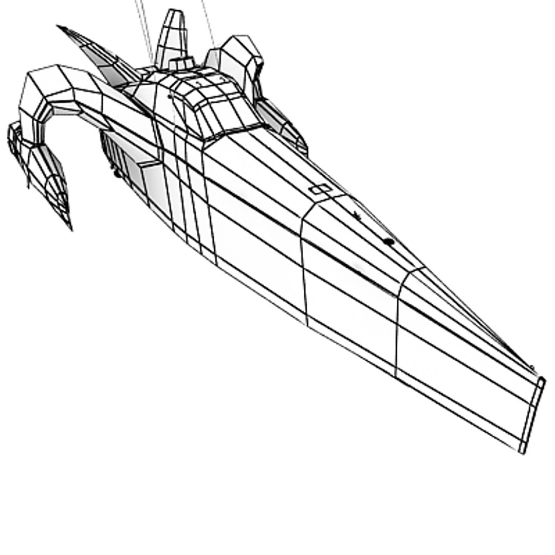 3d earthrace boat submarine model