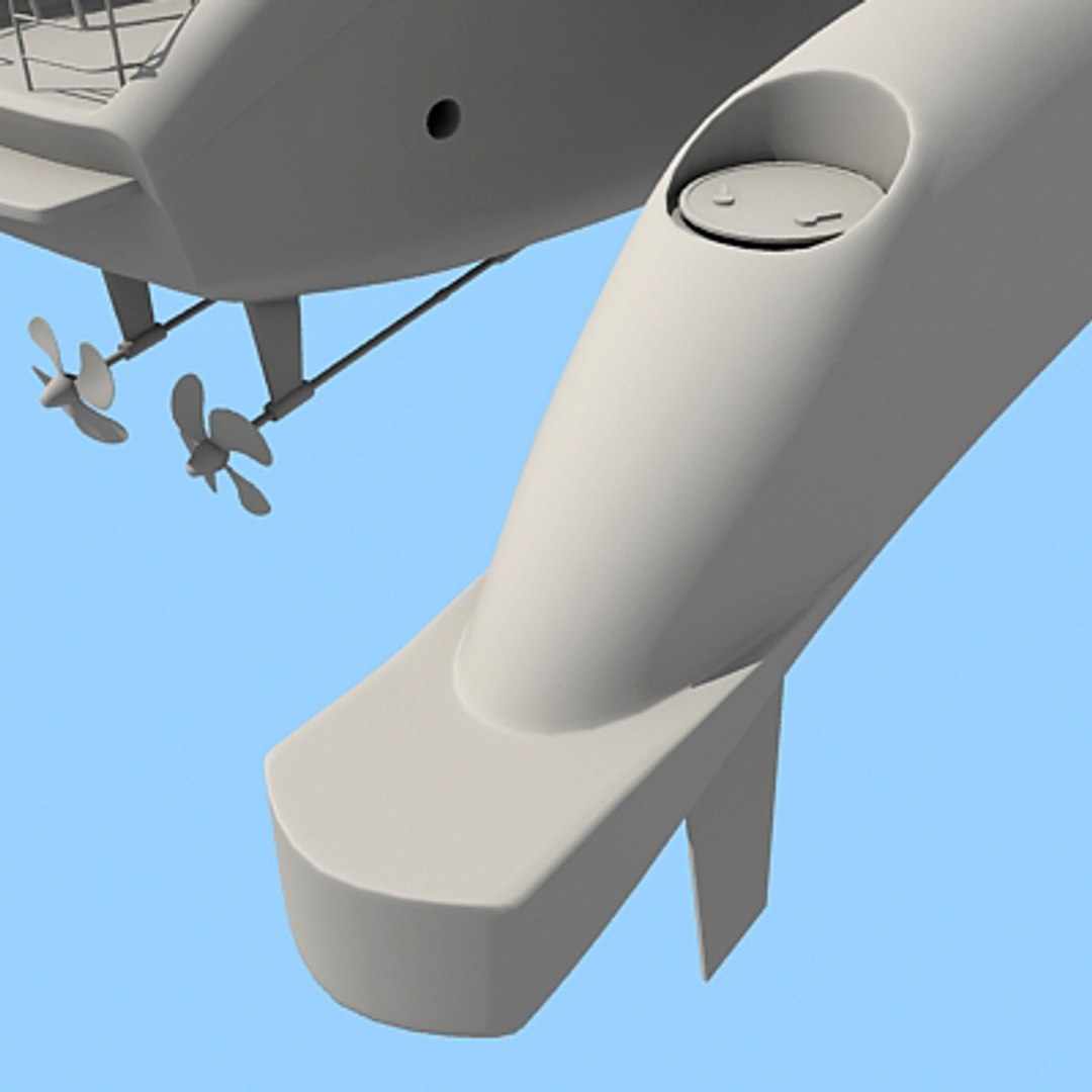 3d Earthrace Boat Submarine Model