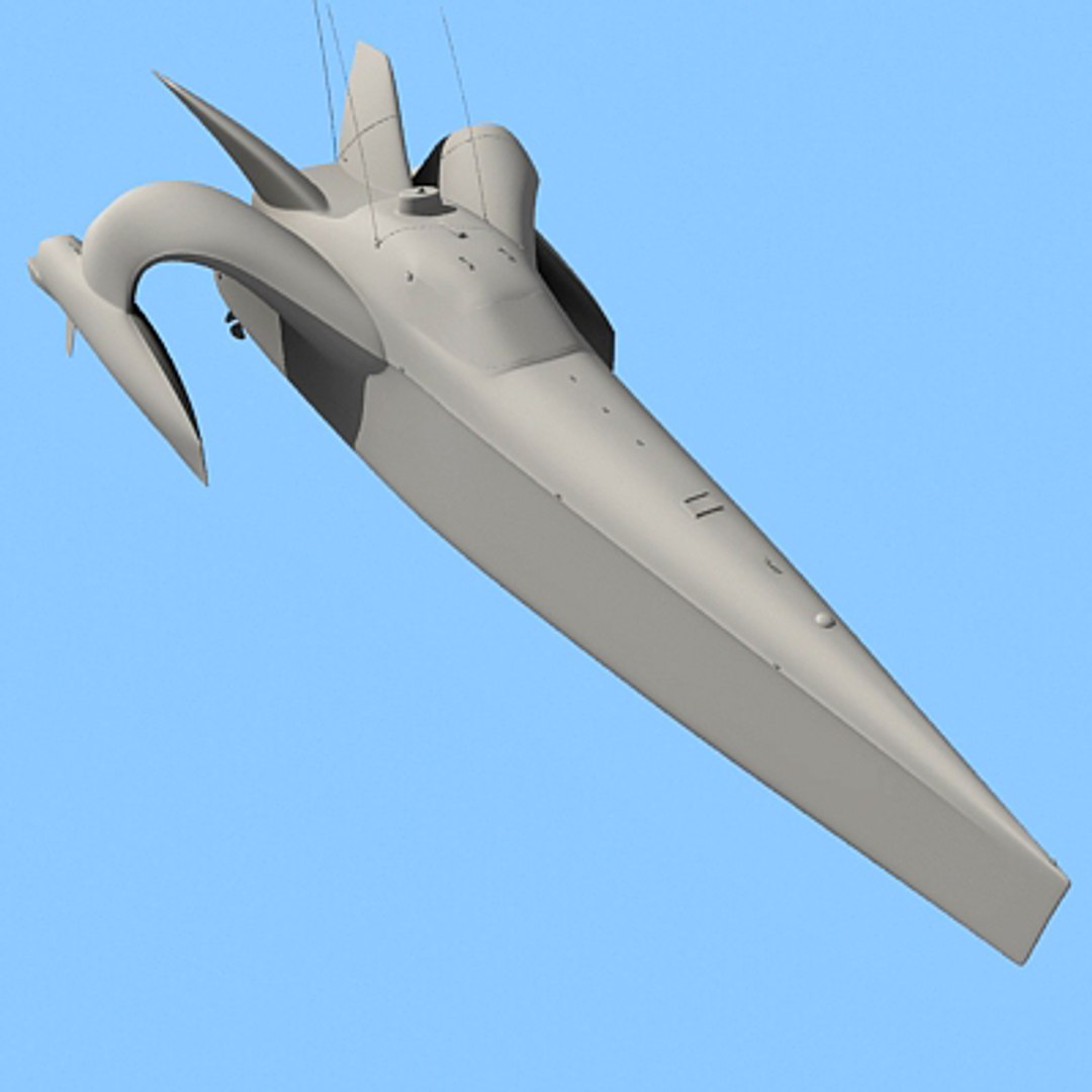 3d Earthrace Boat Submarine Model