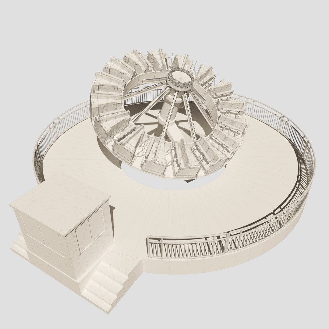 Moving carousel 3D - TurboSquid 1942671