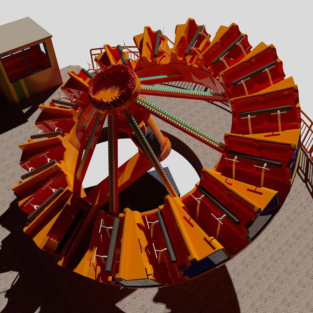 Moving carousel 3D - TurboSquid 1942671