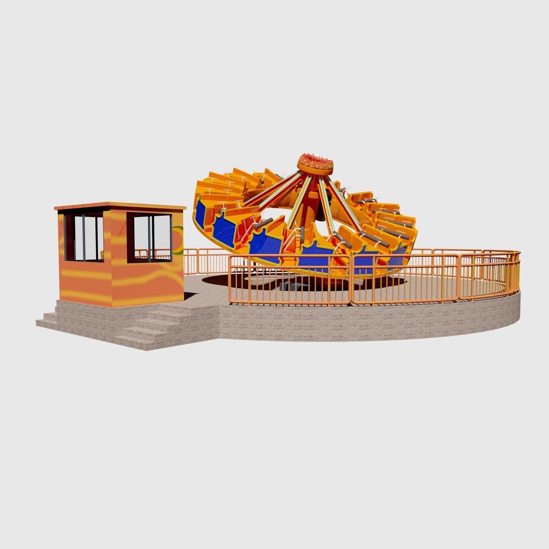 Moving carousel 3D - TurboSquid 1942671