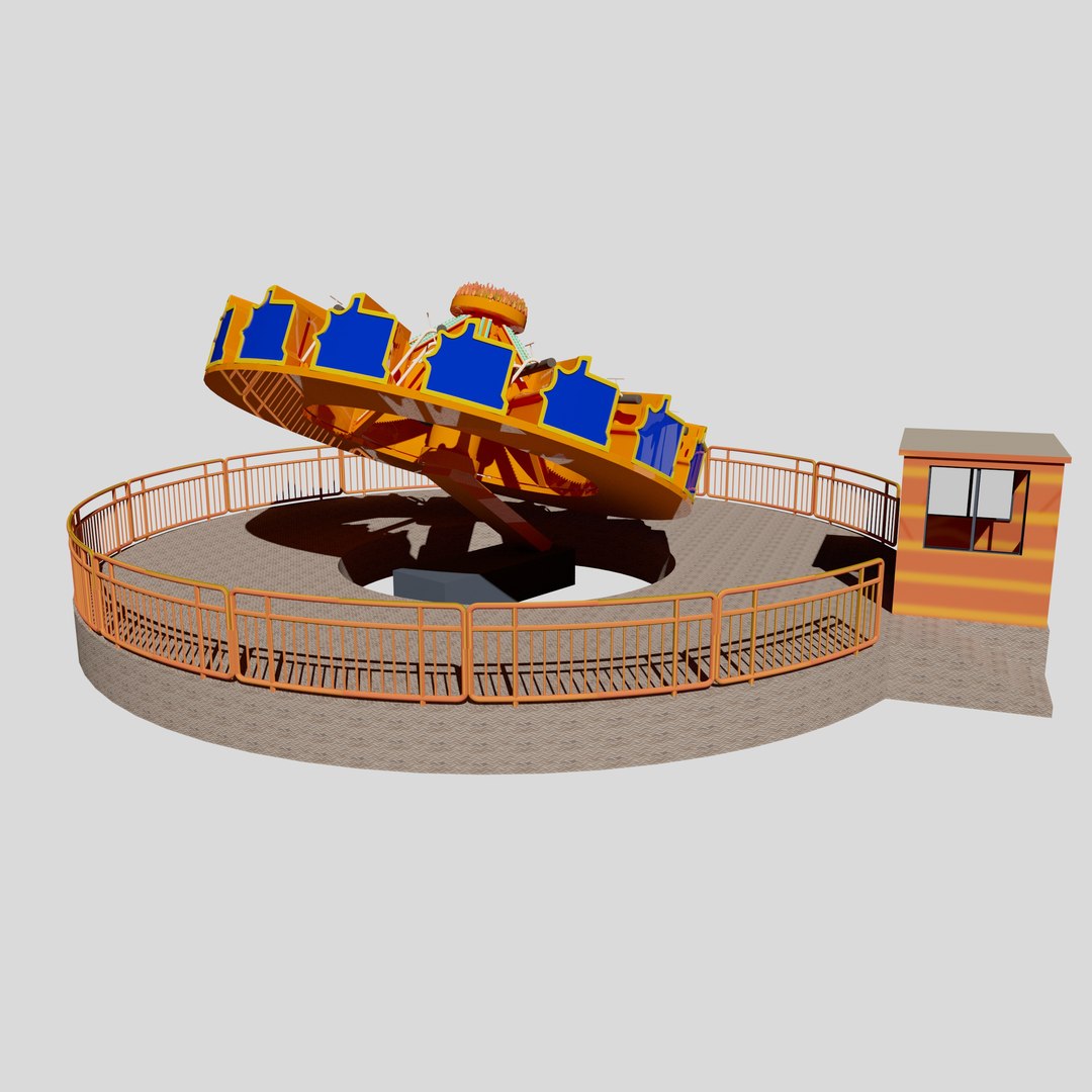 Moving carousel 3D - TurboSquid 1942671