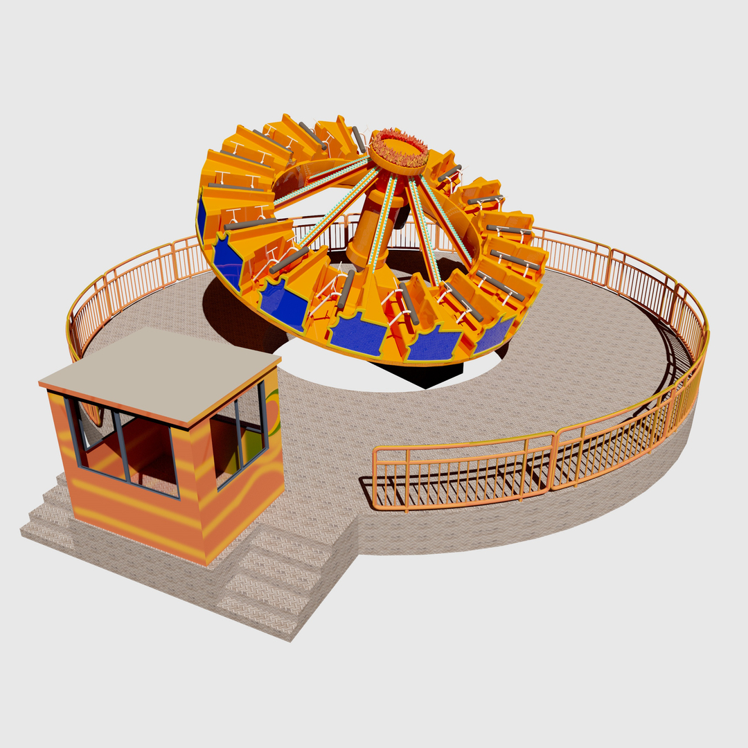 Moving carousel 3D - TurboSquid 1942671
