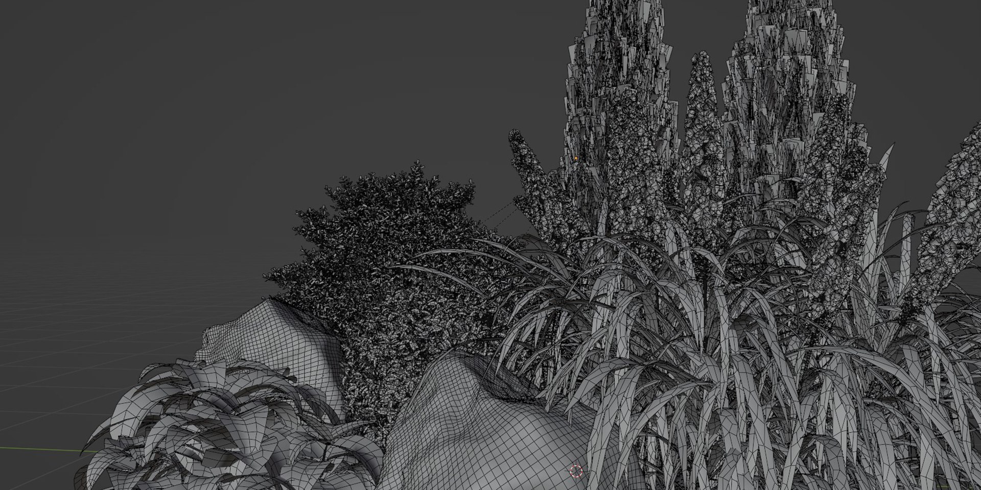 Plants for outdoor collection vol 177-Blender-3dmodel 3D model ...