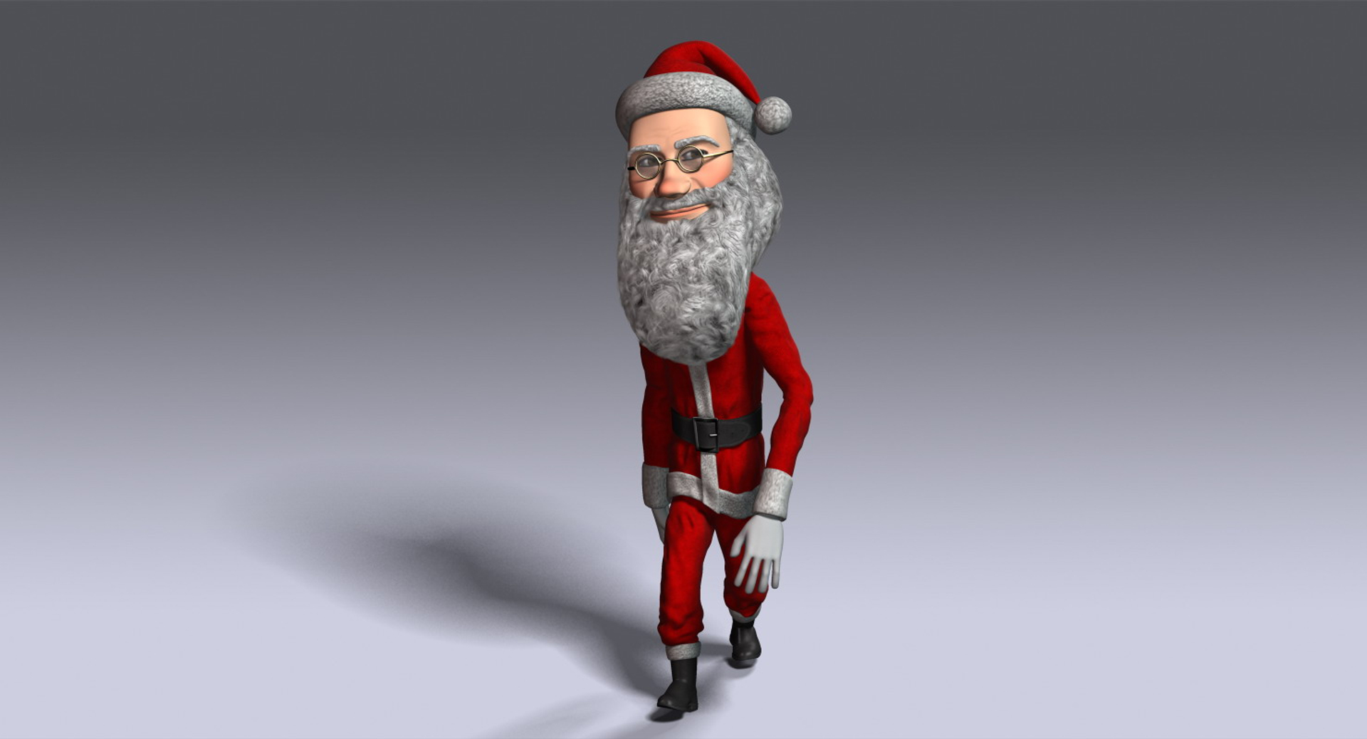 3D Cartoon Santa Claus 3 - TurboSquid 1350675