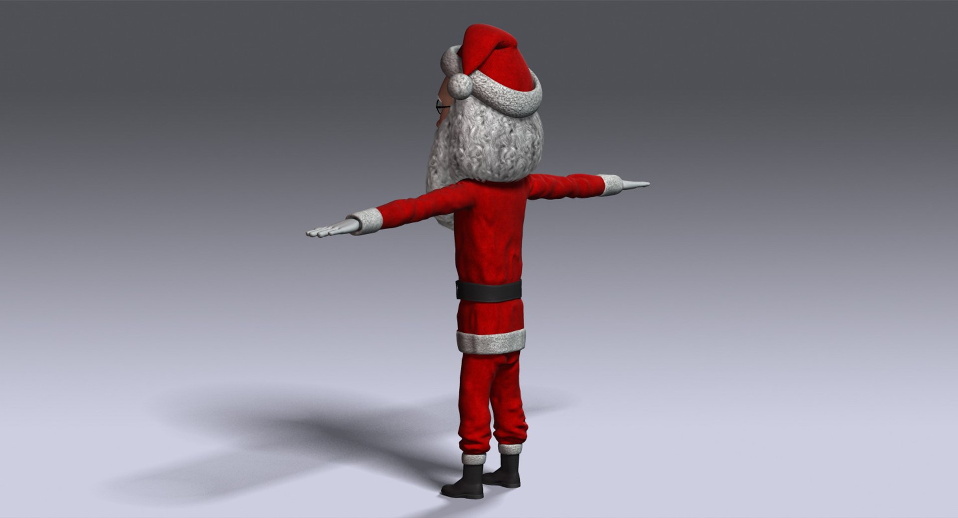 3D Cartoon Santa Claus 3 - TurboSquid 1350675