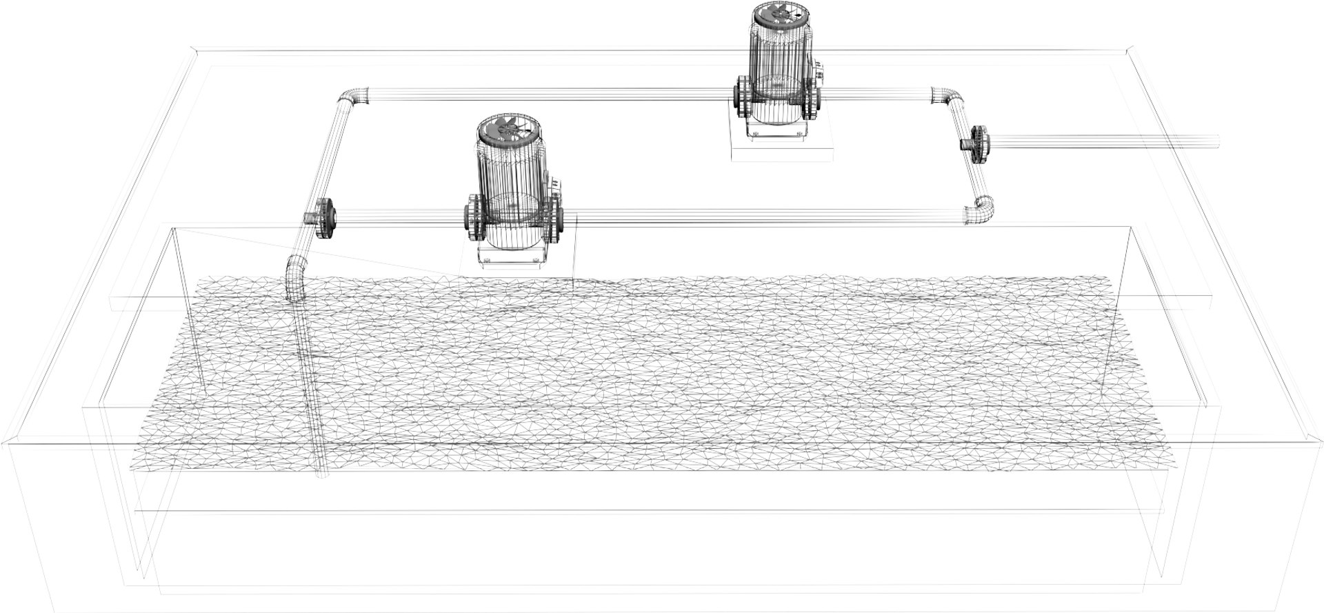3D Drainage Submersible Pump - TurboSquid 1275355