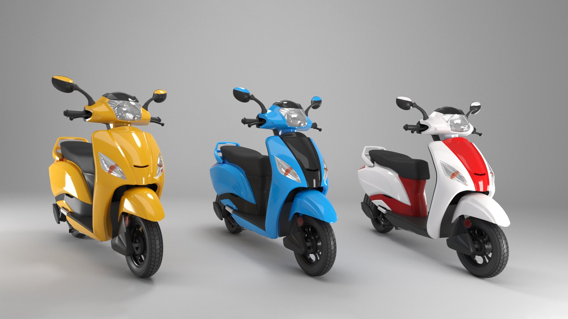 Hero Maestro Scooter 3d Model Model - TurboSquid 2211919