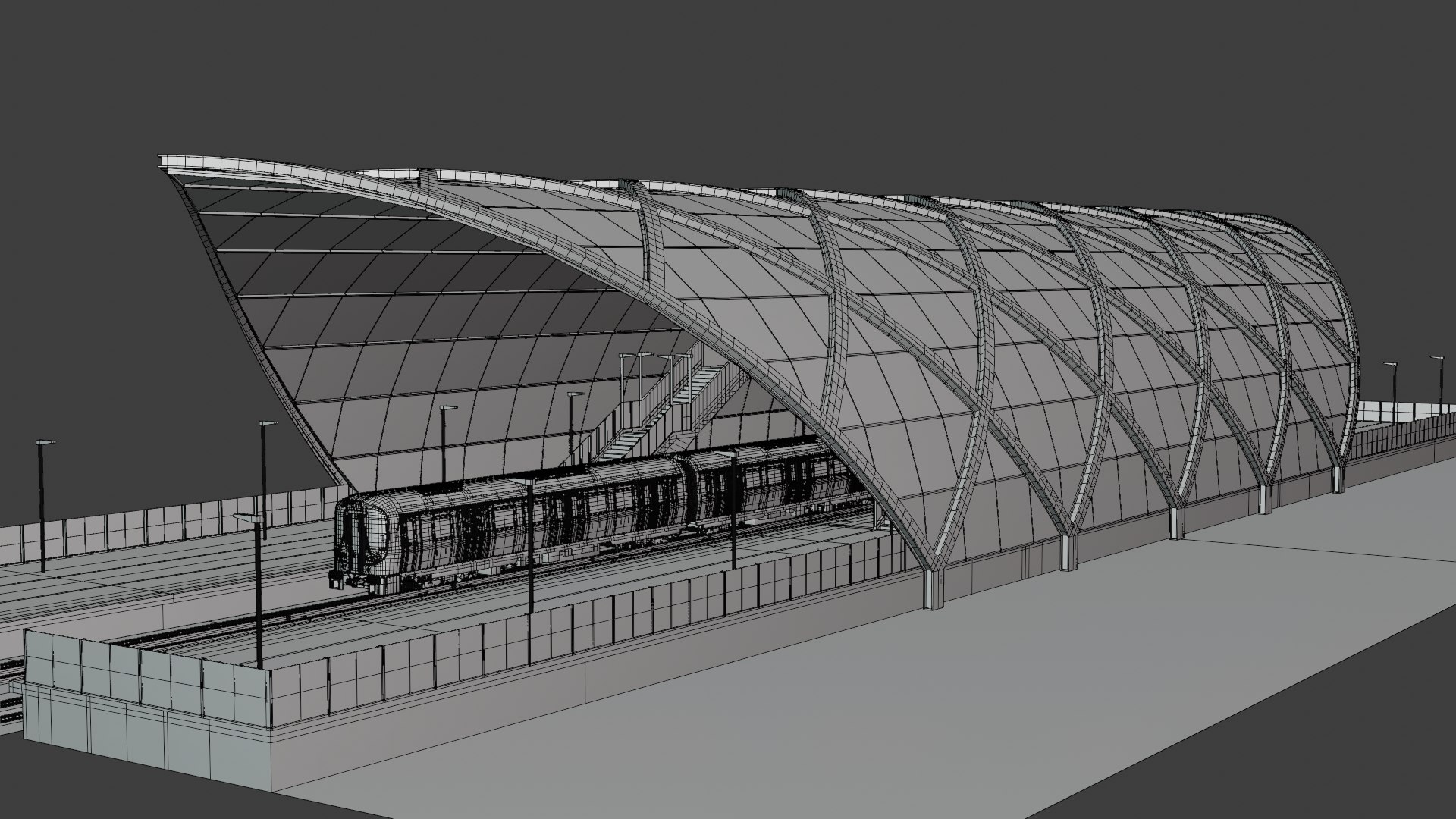 London Metro Station Model - TurboSquid 2187463