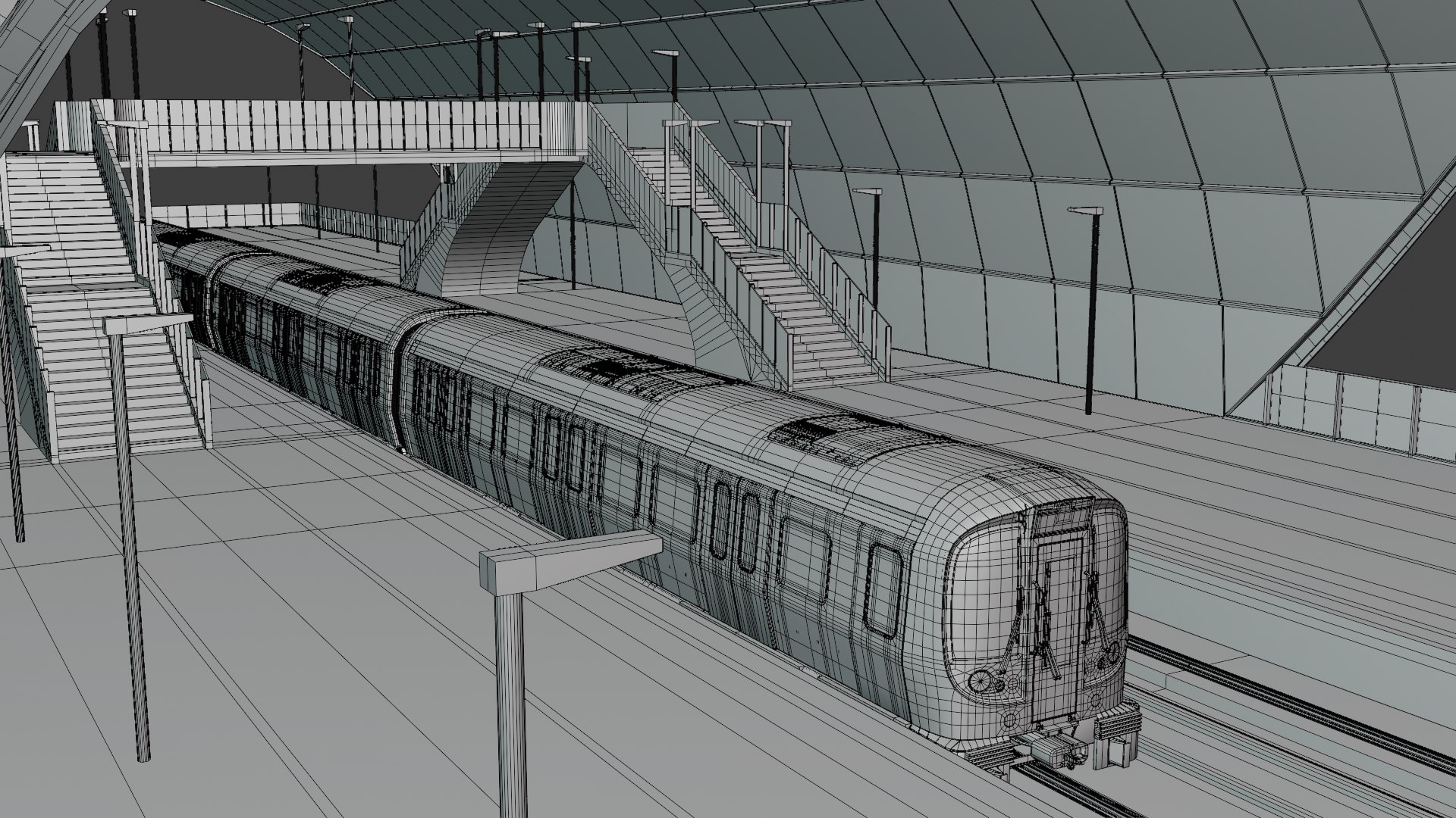 London Metro Station Model - TurboSquid 2187463