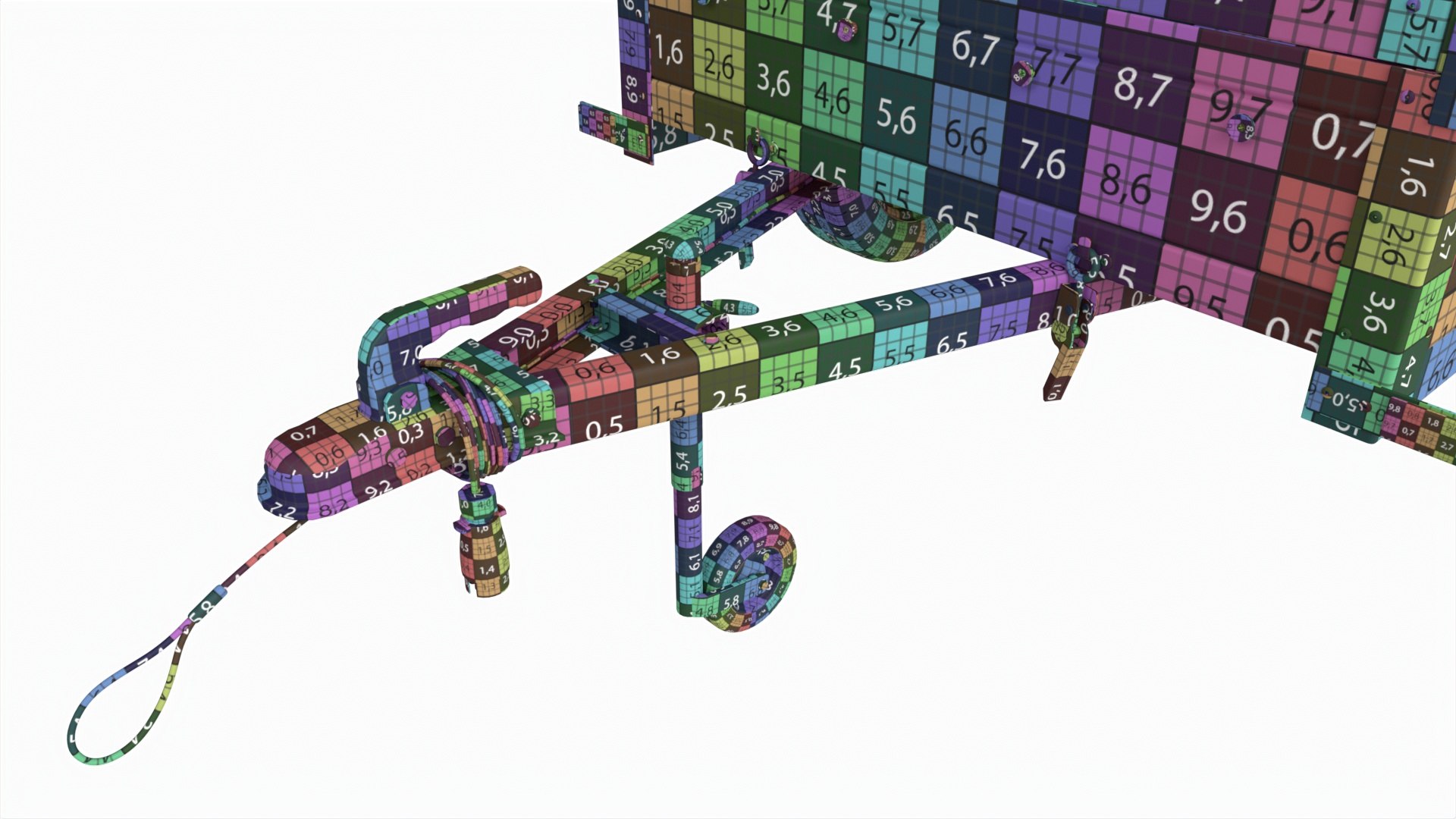 3D Car Trailer Single Axle With Extra Walls Cover Jockey Wheel High ...