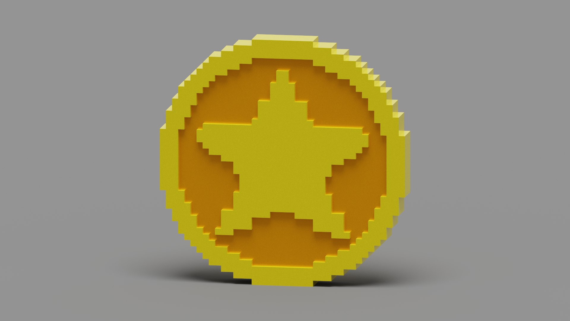 Star Coin Model - TurboSquid 2126683