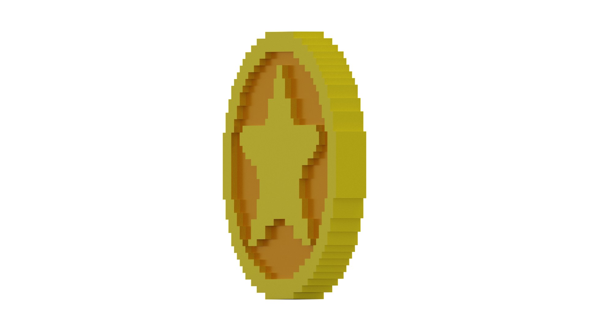 Star Coin Model - TurboSquid 2126683
