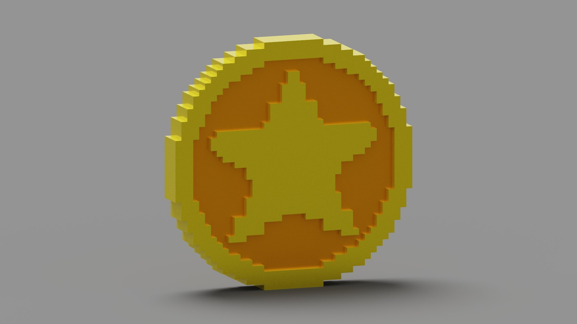 Star Coin Model - TurboSquid 2126683
