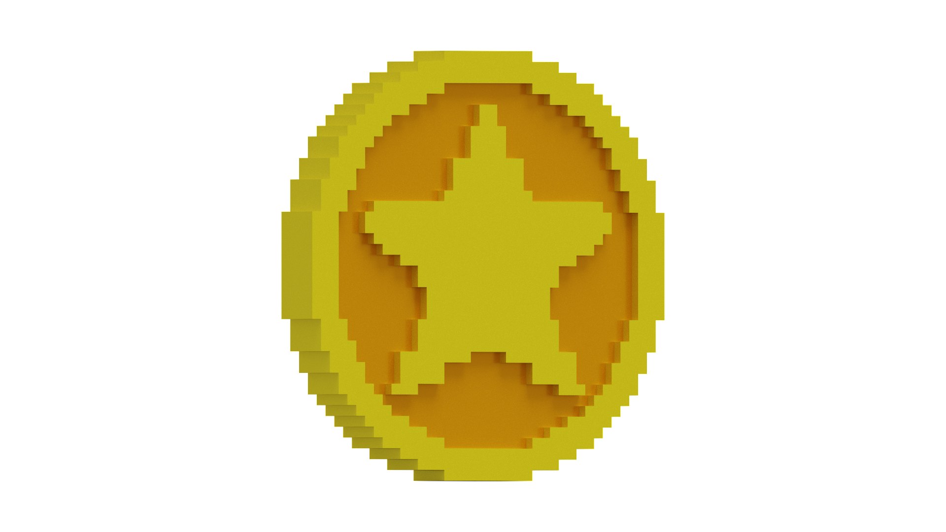 Star Coin Model - TurboSquid 2126683