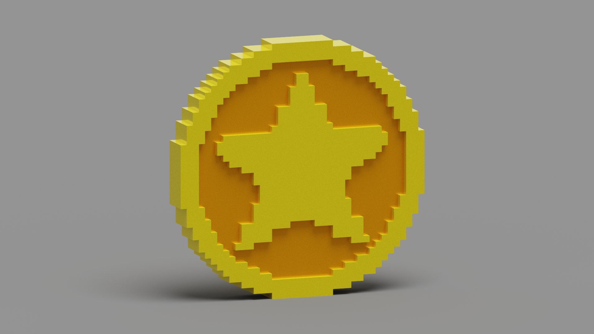 Star Coin Model - TurboSquid 2126683