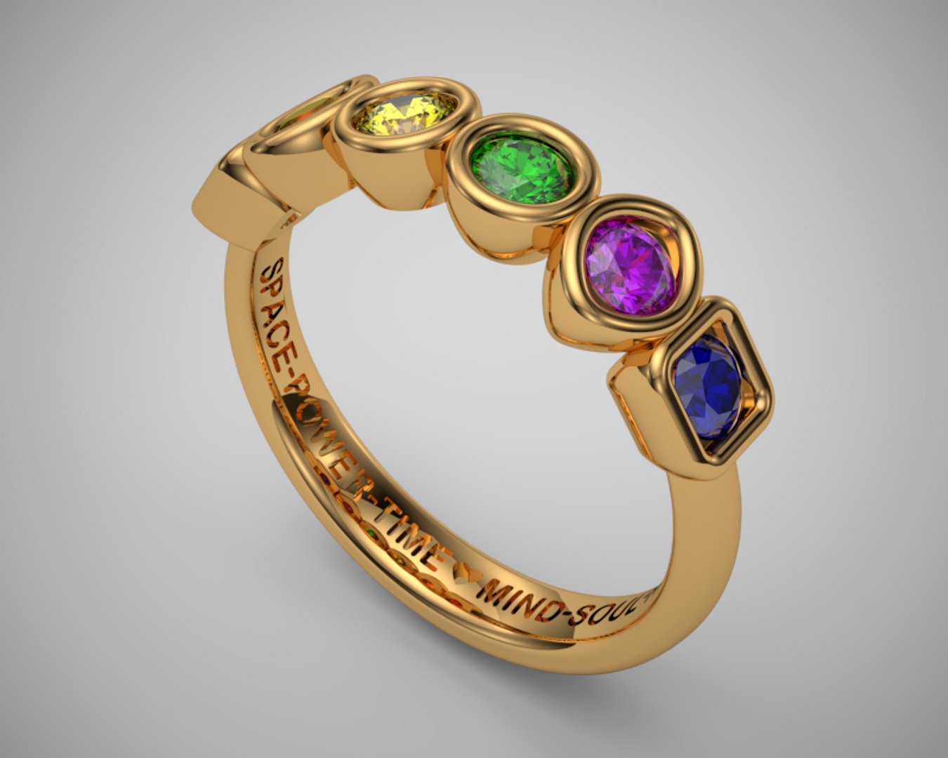 Thanos Ring 3D Model - TurboSquid 2235662