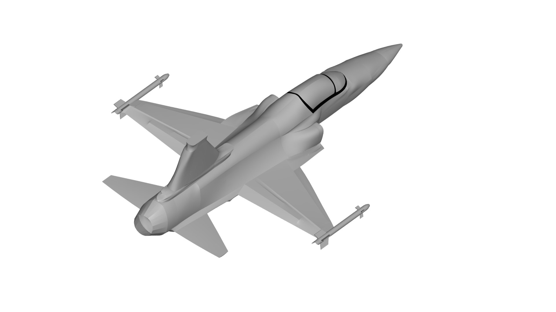 3D Northrop F-20 Tigershark Model - TurboSquid 1988350