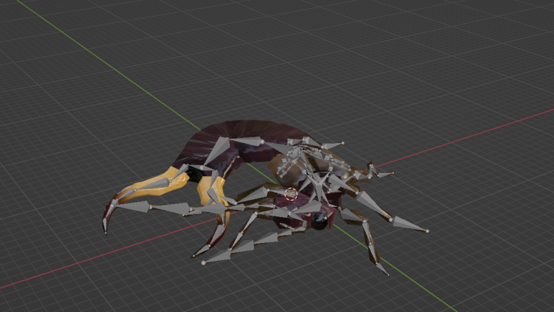 3D Earwig Forficula auricularia Animated - TurboSquid 2004264