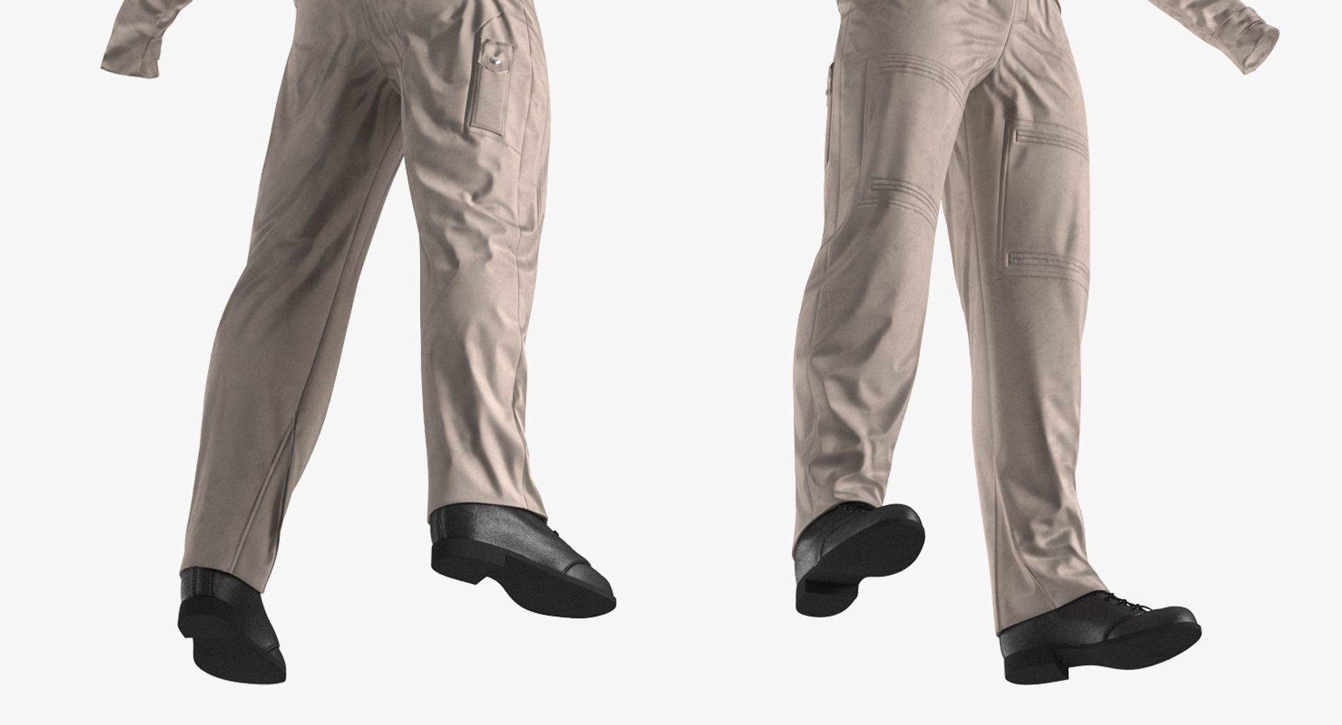 3d Pilot Flight Suit Model