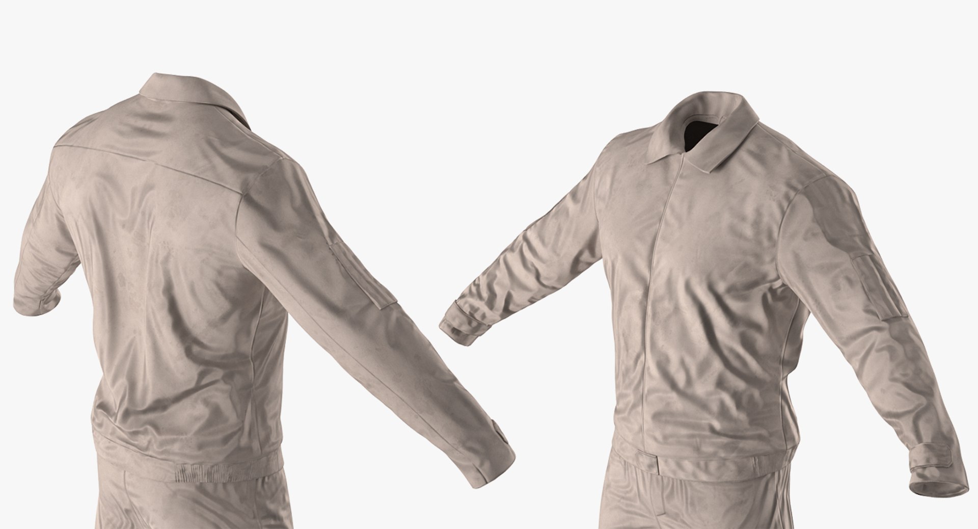 3d Pilot Flight Suit Model