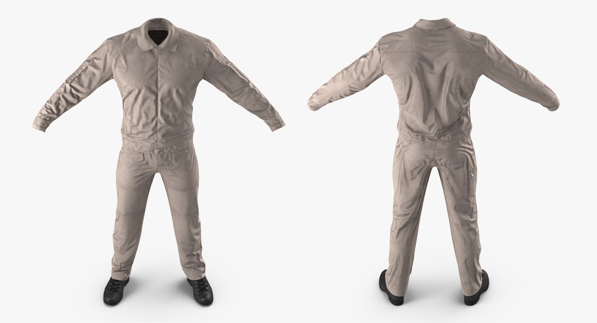 3d Pilot Flight Suit Model