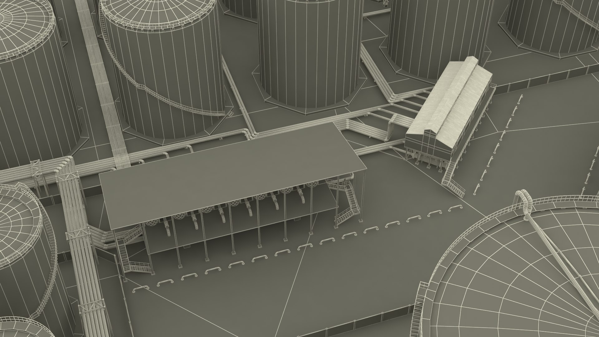 LNG Terminal 3D Model - TurboSquid 2310321