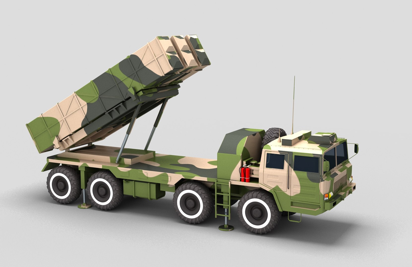 3D Chinese MLRS WS-2D - TurboSquid 2168272