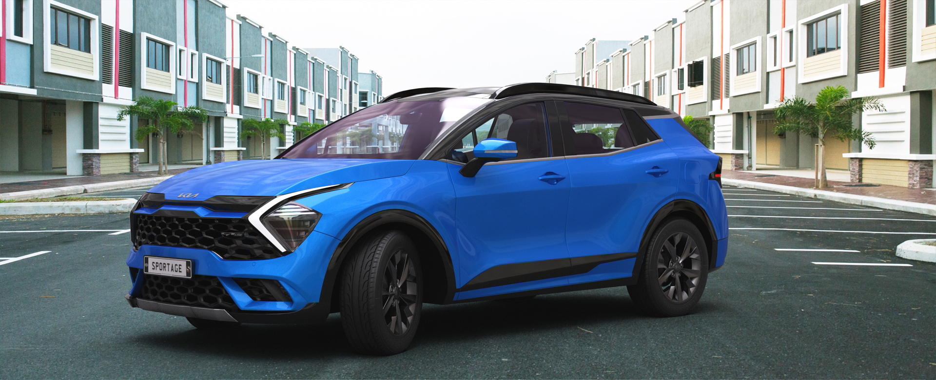 3D Kia Sportage GT-Line 2023 Opening Doors And Trunk Model - TurboSquid 2037150