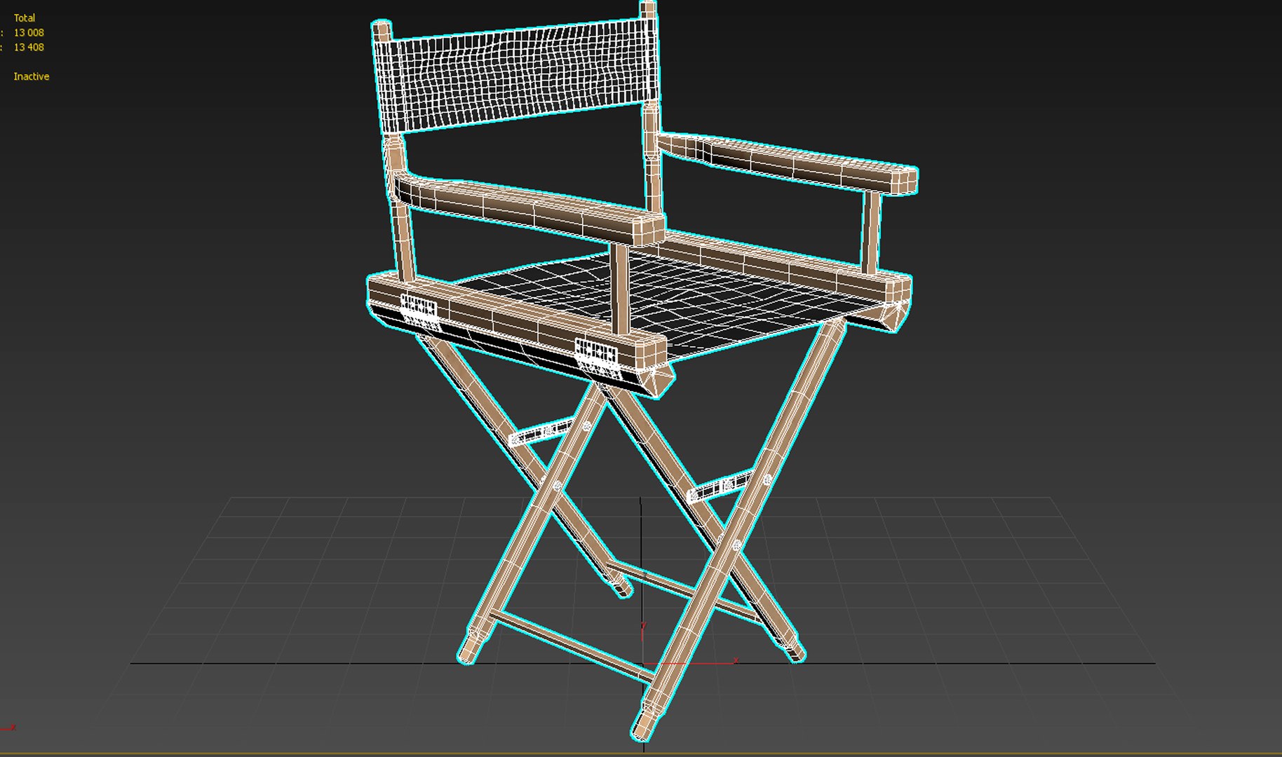 3D Model Director Chair - TurboSquid 1685158