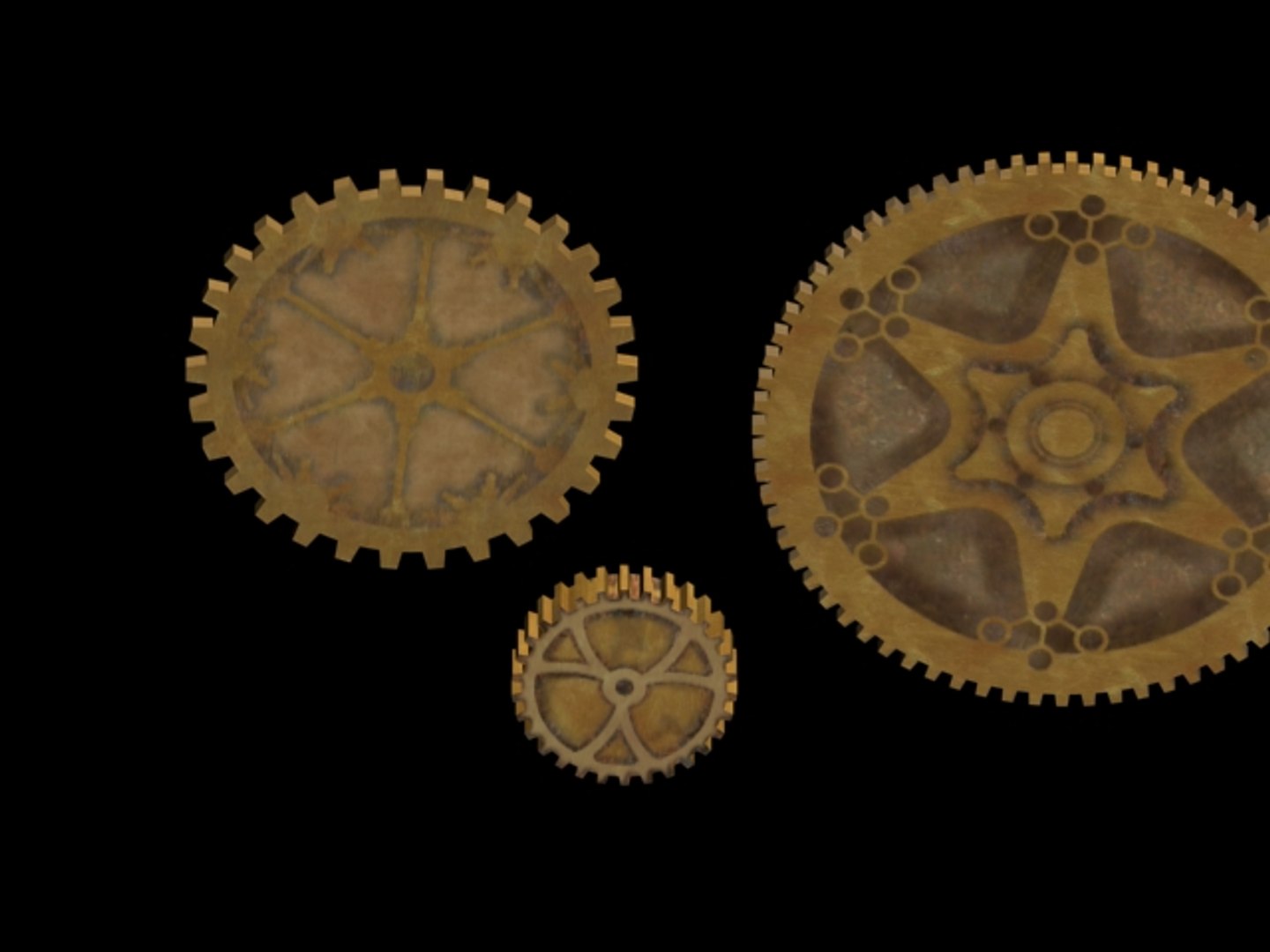 Steampunk Gears 3d 3ds