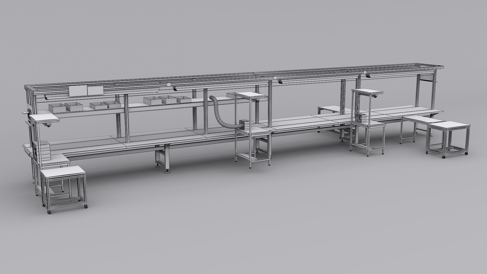 Factory Inspection Table 3D - TurboSquid 1505447