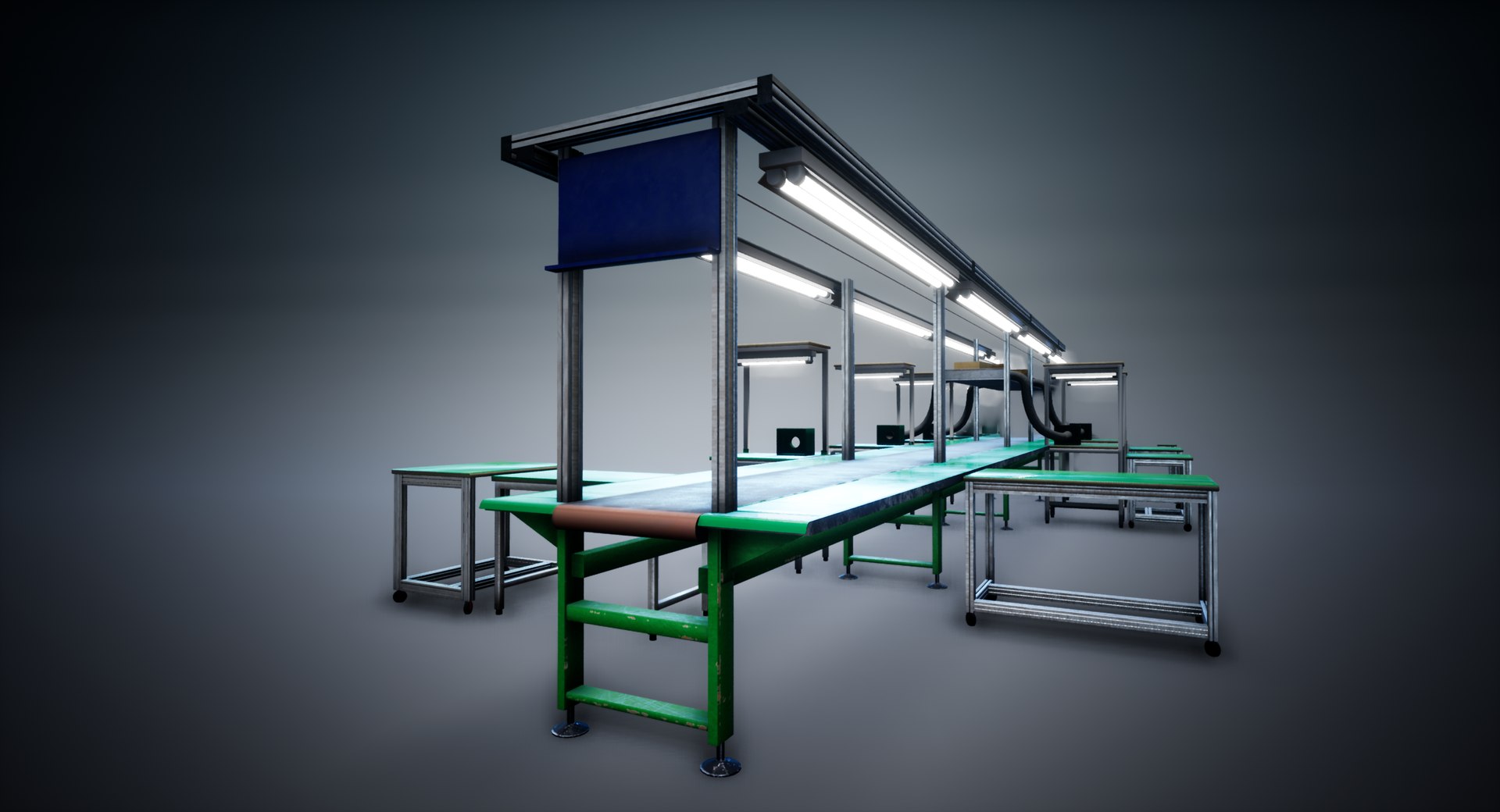 Factory Inspection Table 3D - TurboSquid 1505447