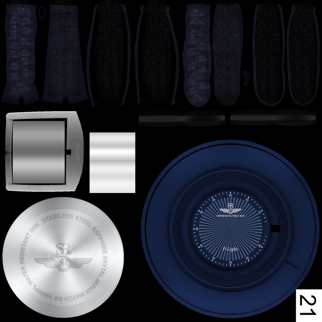 Watch Clock Model - TurboSquid 1362544