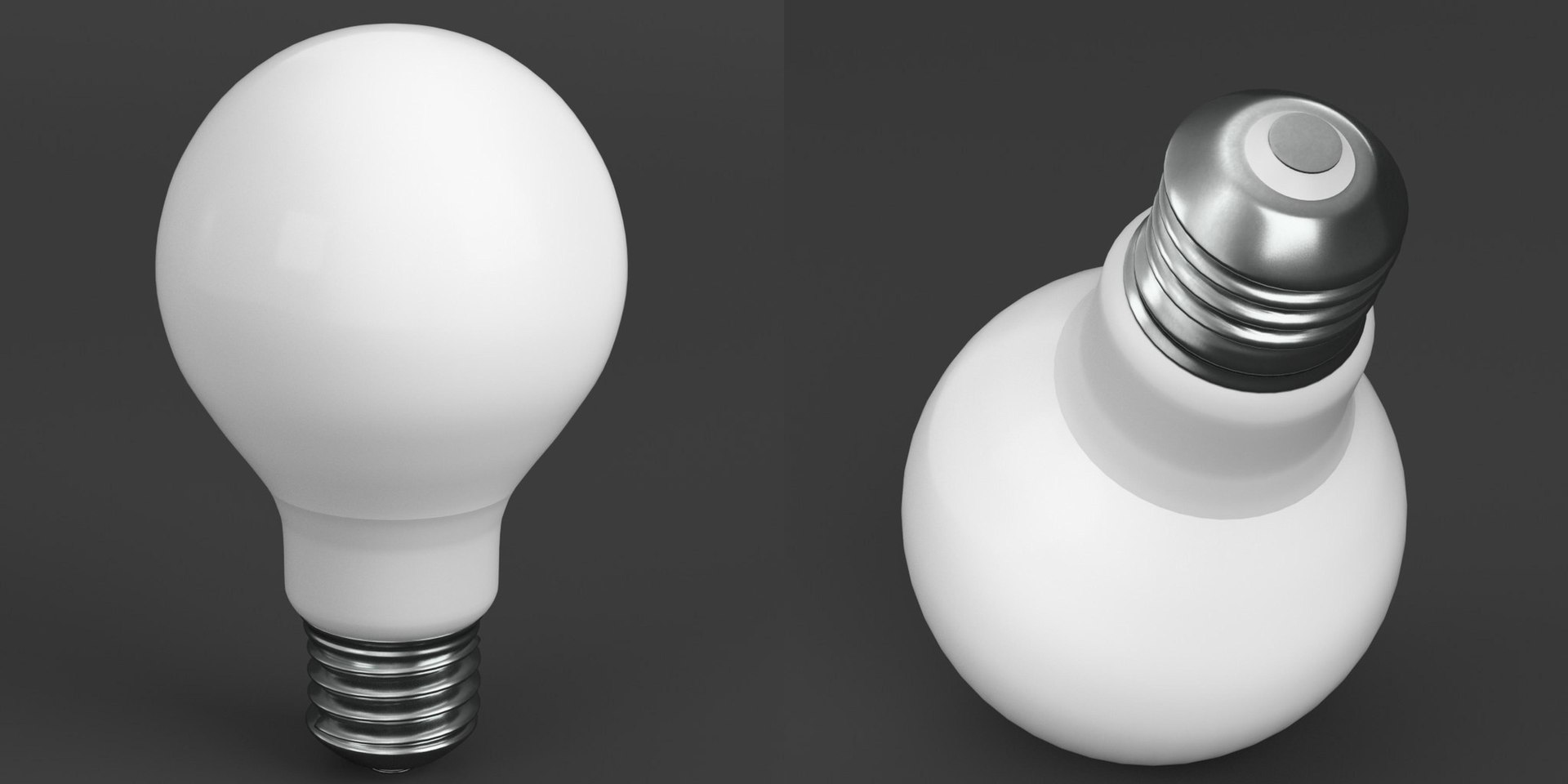 3d Led - Fluorescent Light Model