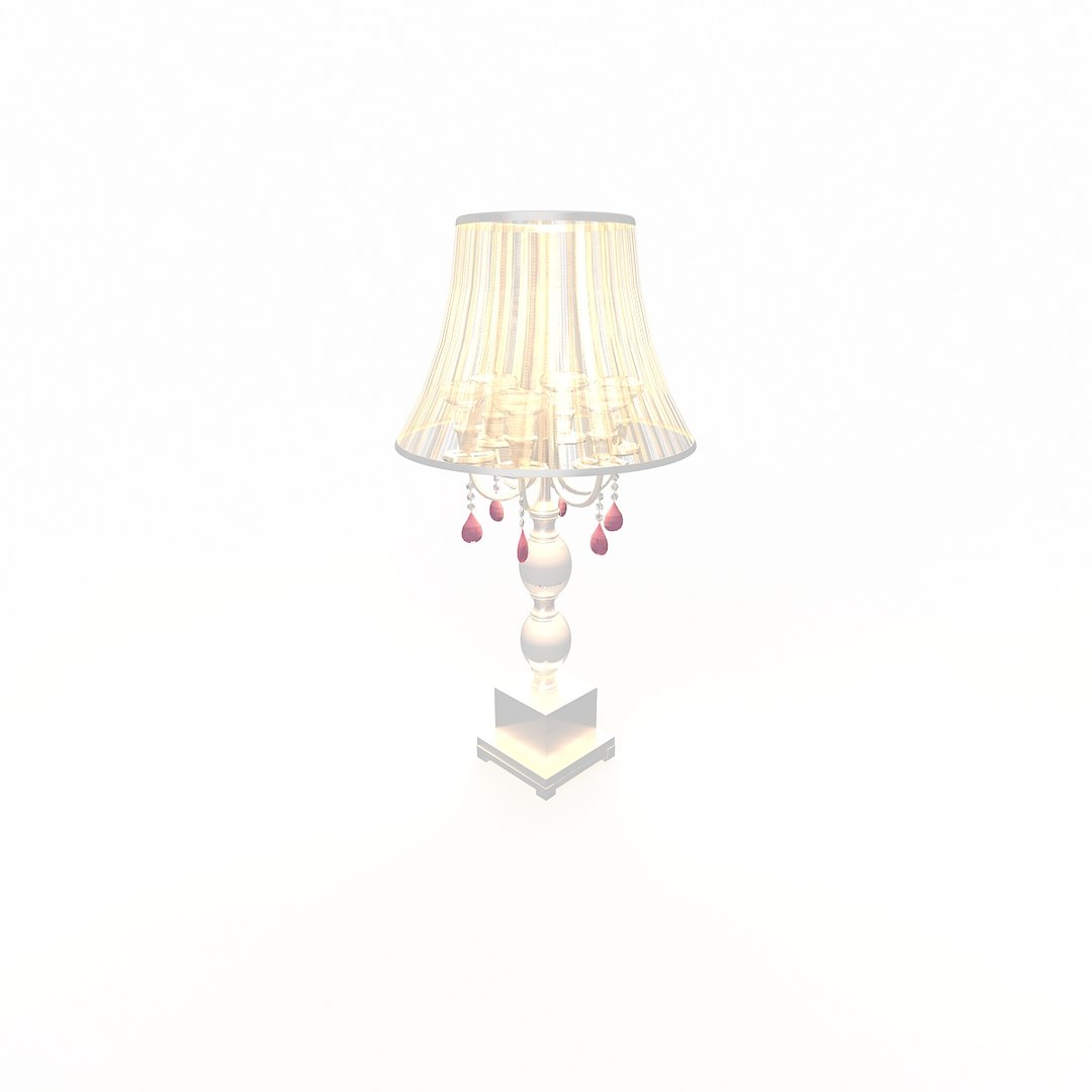 classic table lamp 3d model