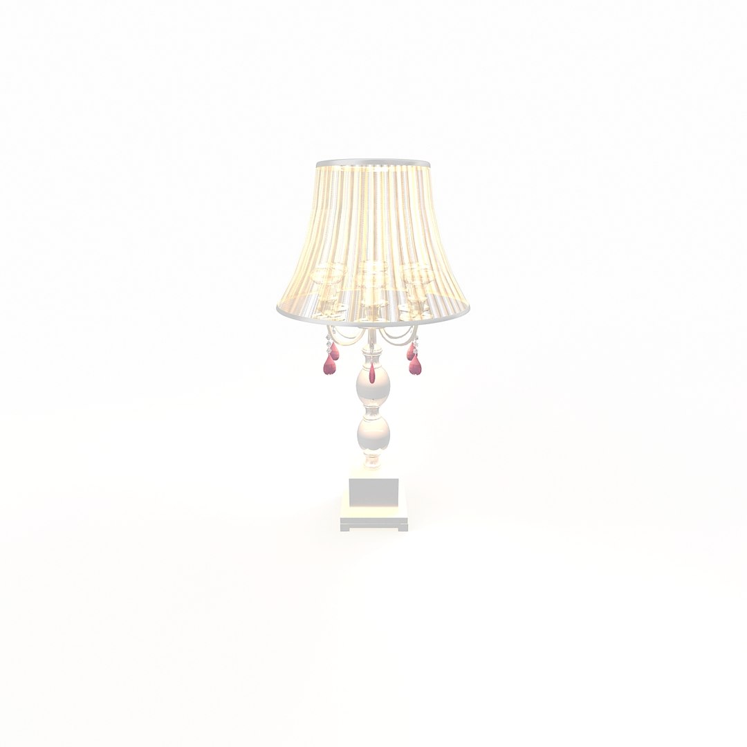 classic table lamp 3d model