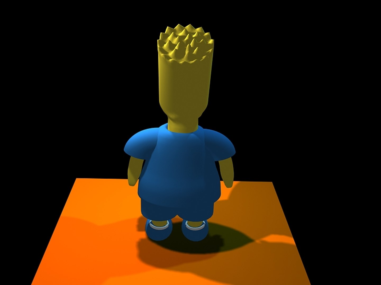 3d Bart Simpson Model