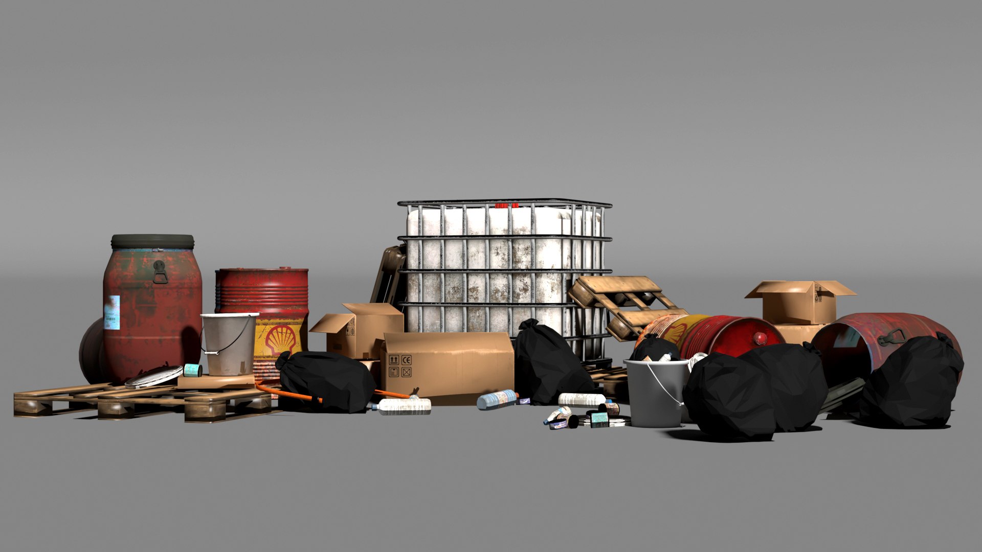 3D Model Waste - TurboSquid 1357396