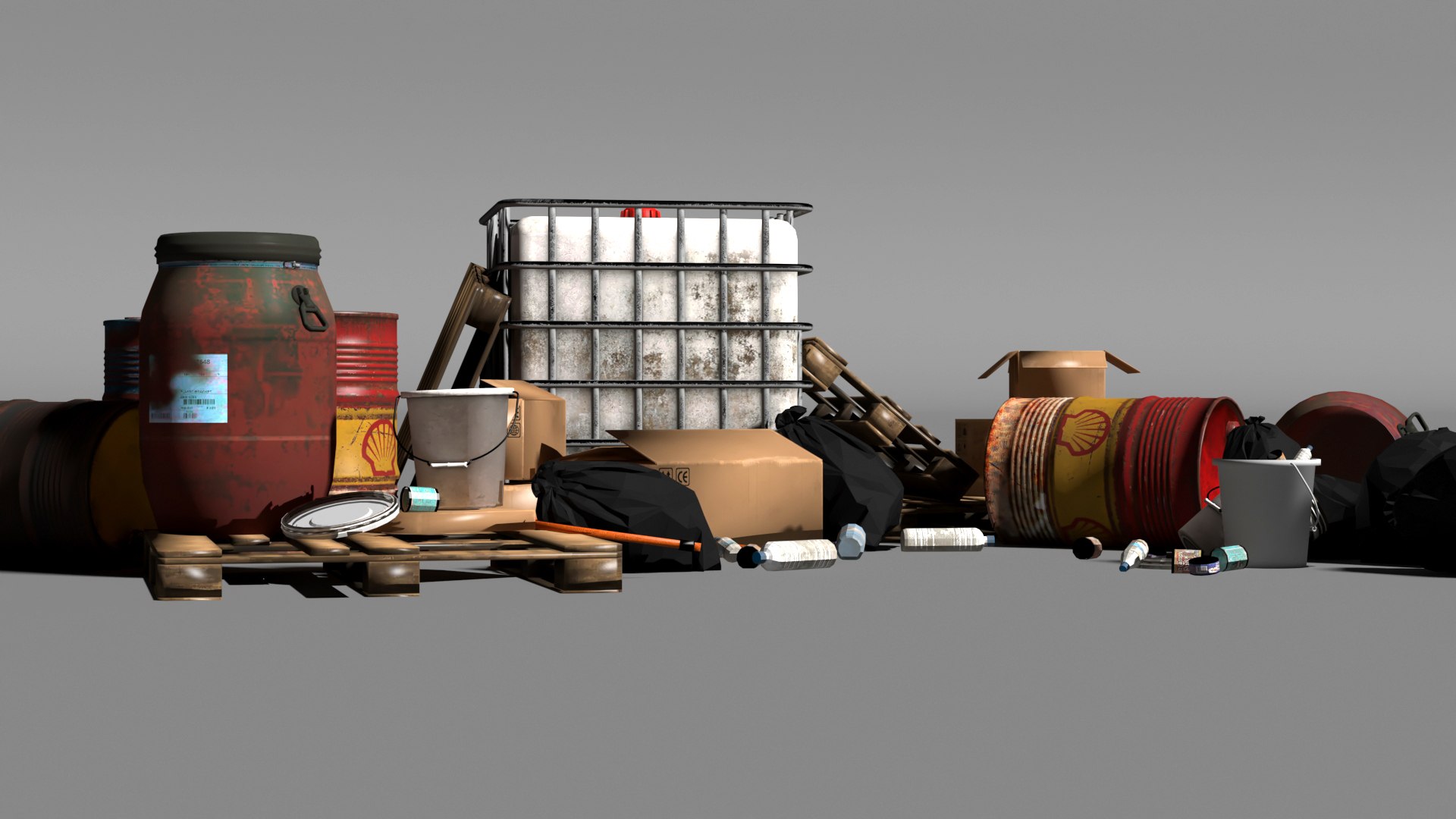 3D Model Waste - TurboSquid 1357396