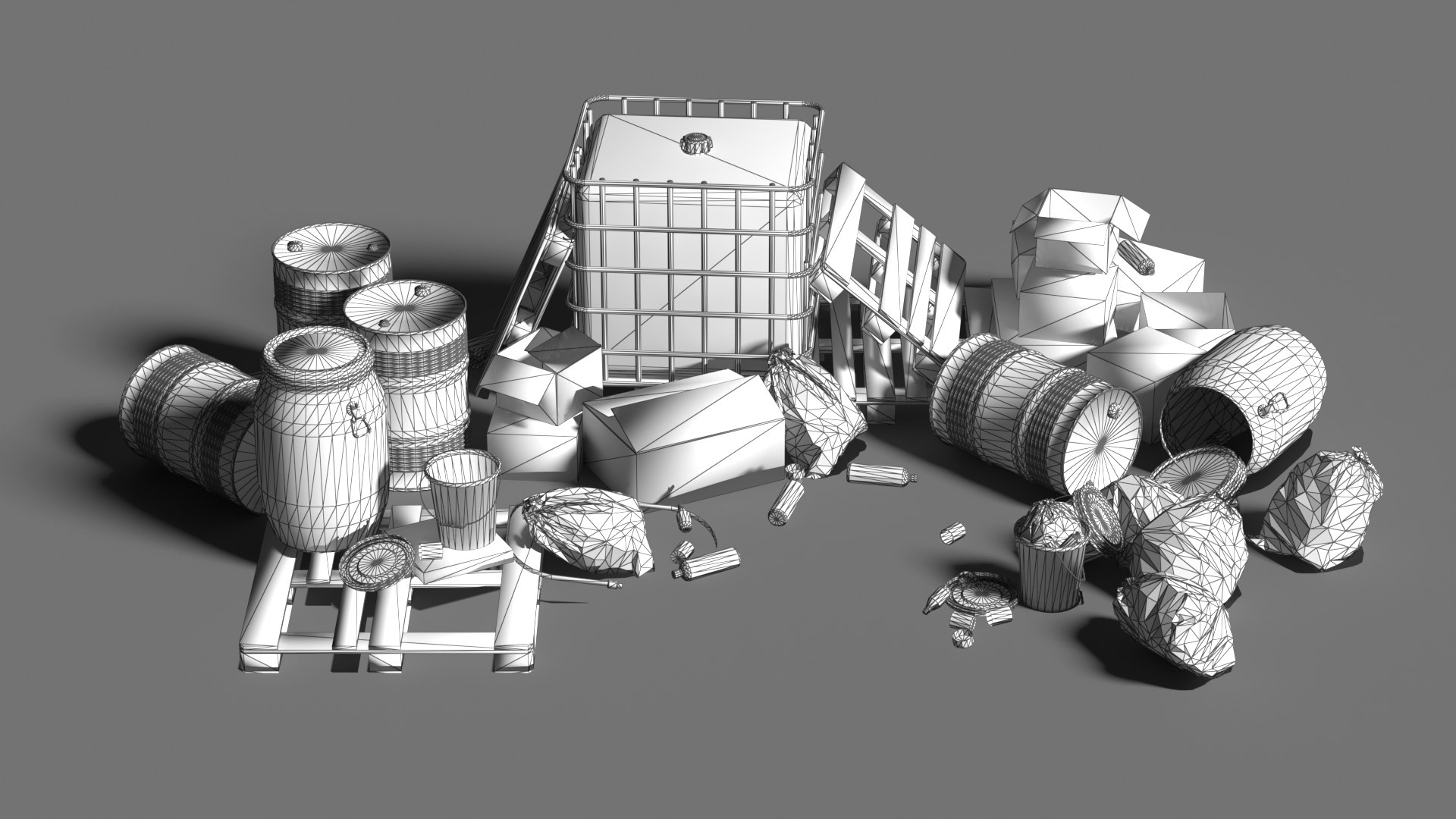 3D Model Waste - TurboSquid 1357396
