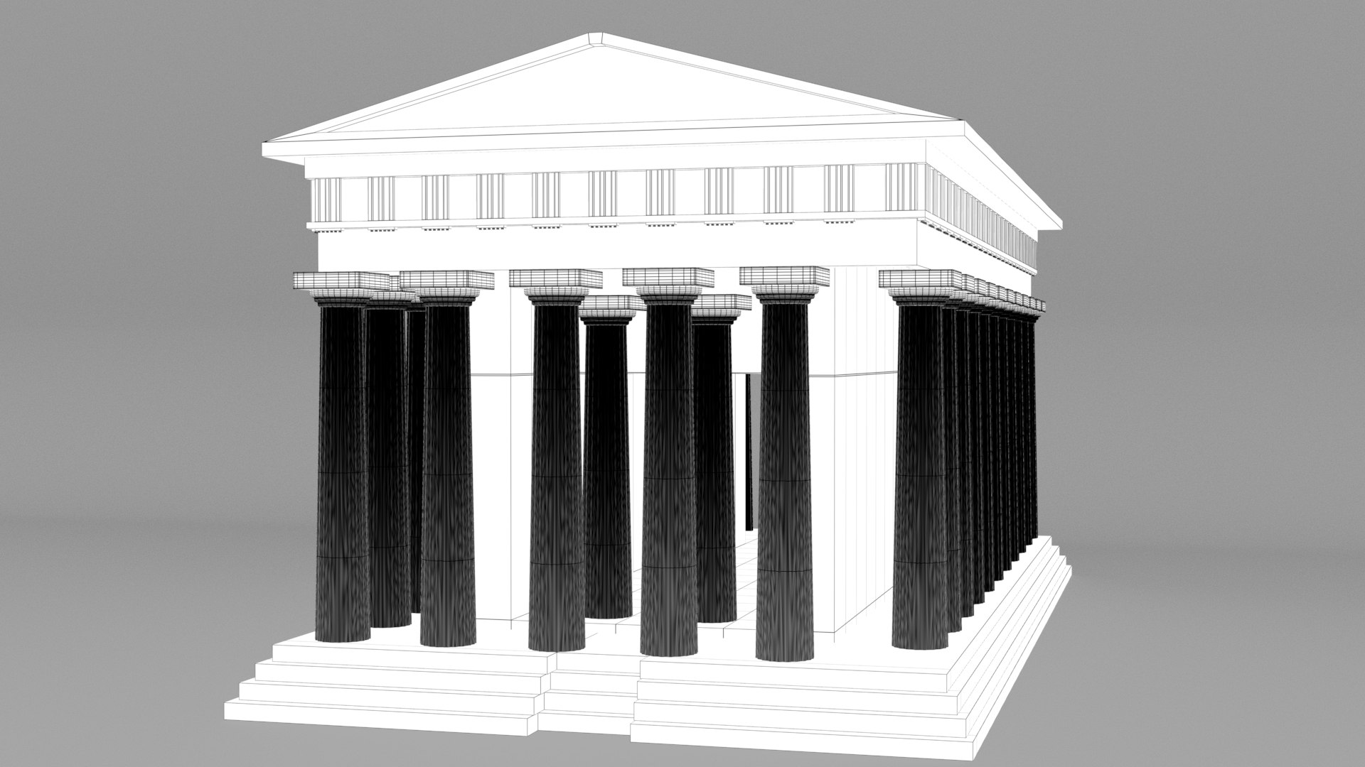 Orden Dorico Model - TurboSquid 2114456