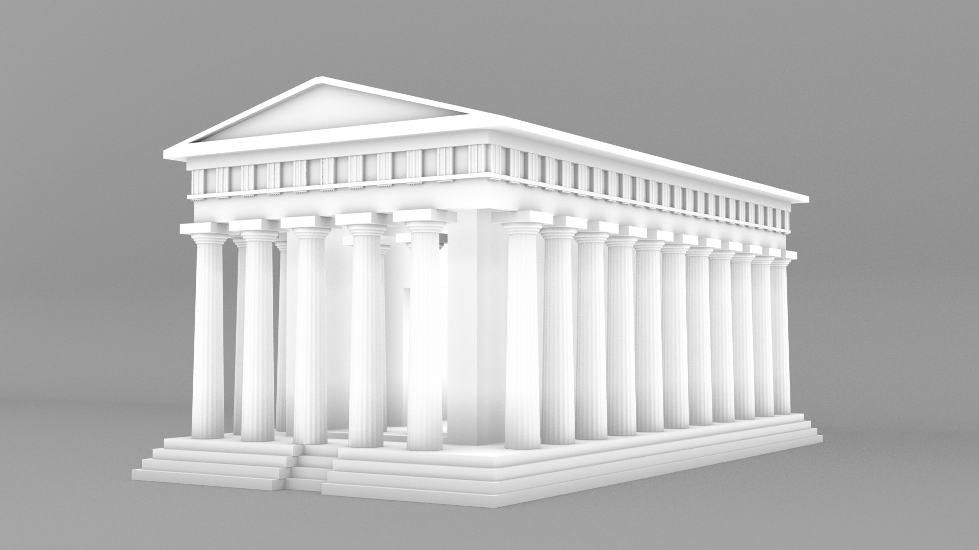 Orden Dorico Model - TurboSquid 2114456